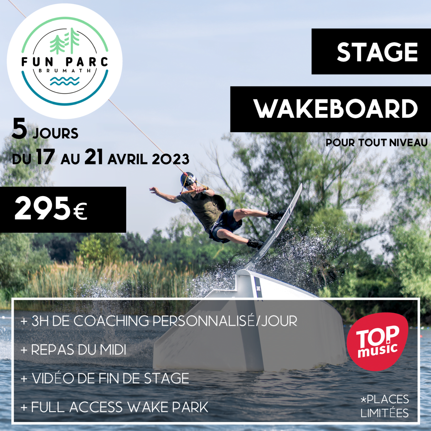 Stages d'initiation et de perfectionnement au wakeboard en Alsace • Fun ...