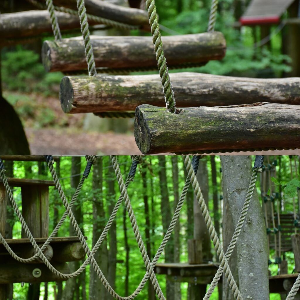 Installation de parcours accrobranche dans votre jardin