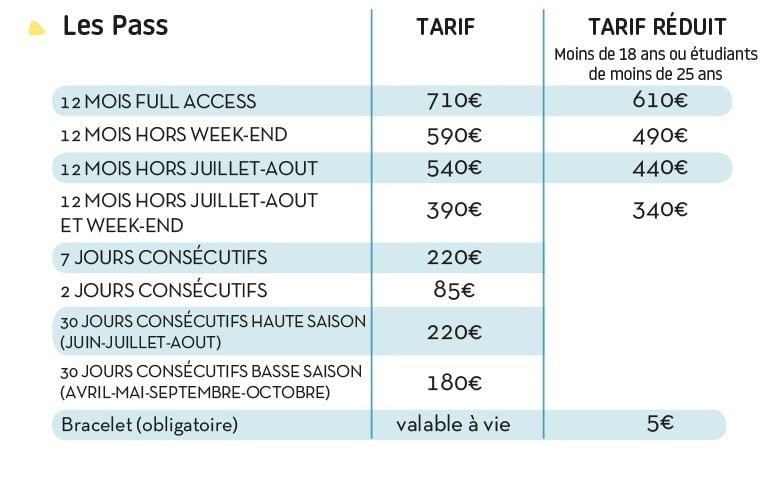 Tarifs • Fun Parc Brumath