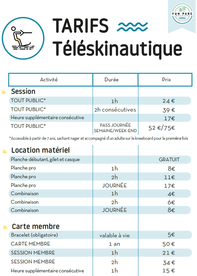Tarifs • Fun Parc Brumath